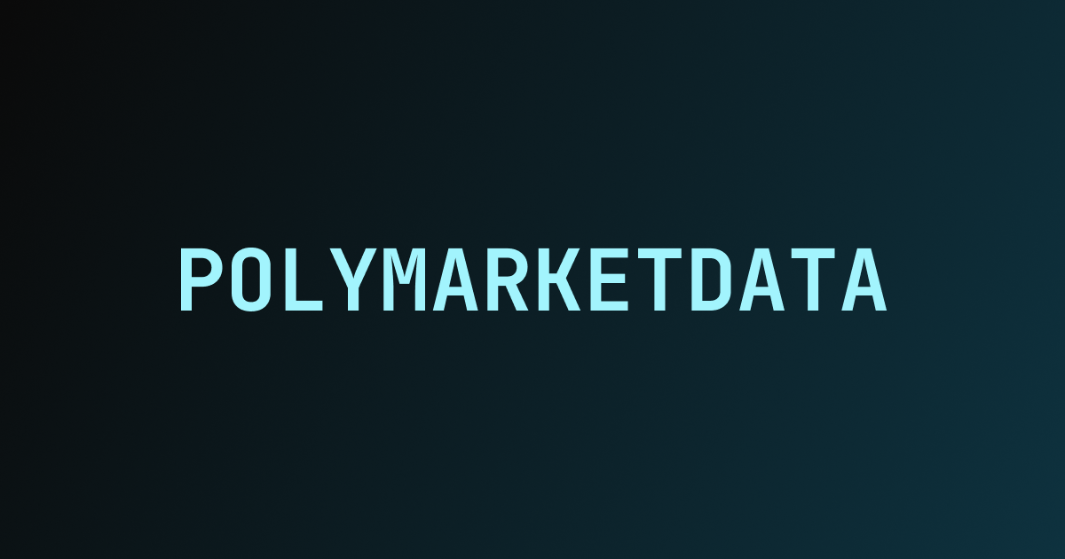 Polymarket Historical Data & Order Book API | PolymarketData